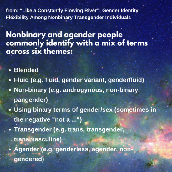 Study expands understanding of nonbinary identities – Rachel Gold
